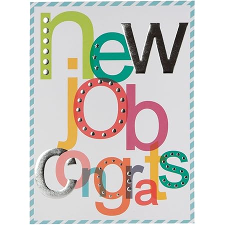 Hallmark New Job Card 'Happy Successful Future' - Large : Amazon.co.uk ...