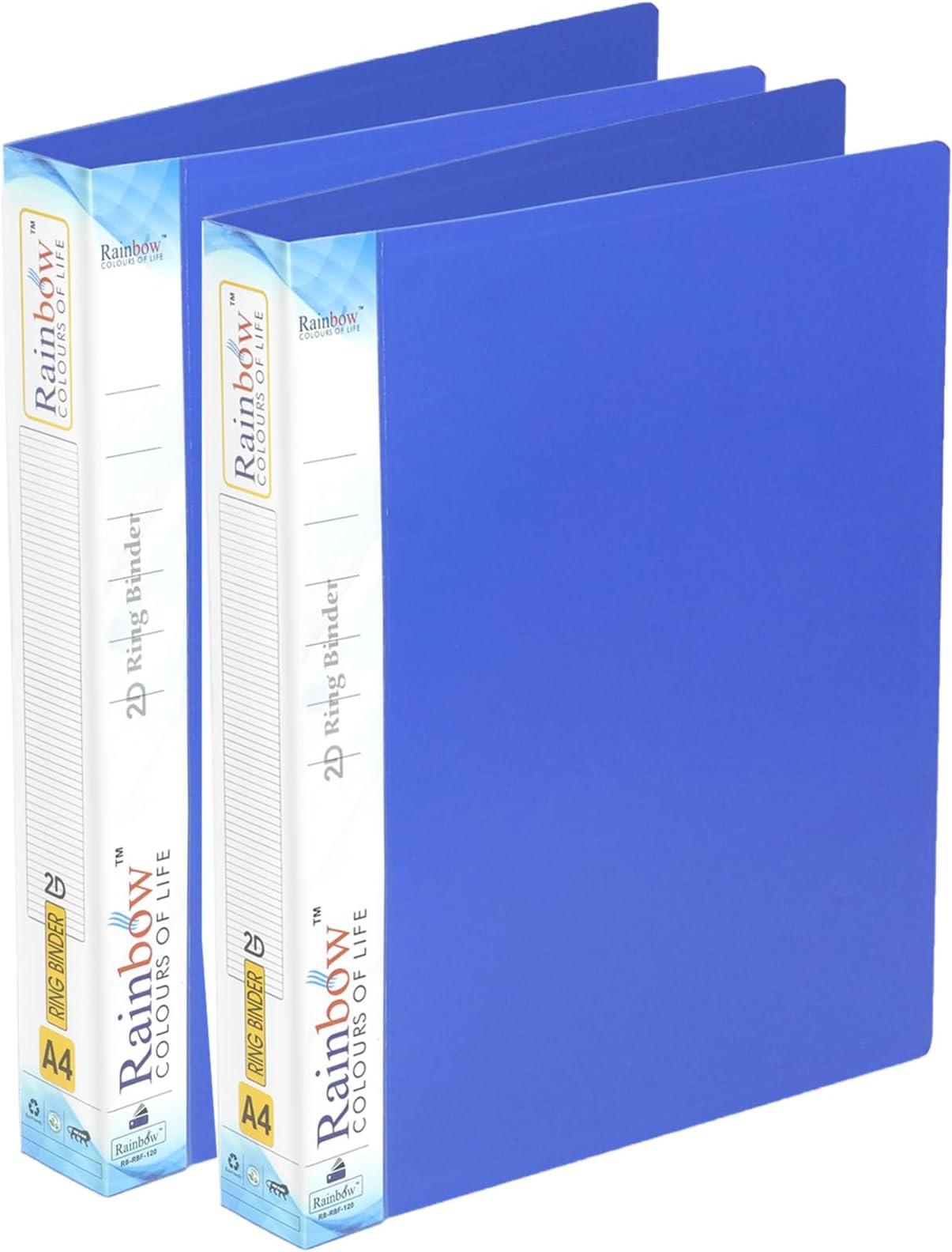 Shuban Plastic File Folder 2D Ring Clip Binder, A4 Size Heavy Plastic ...