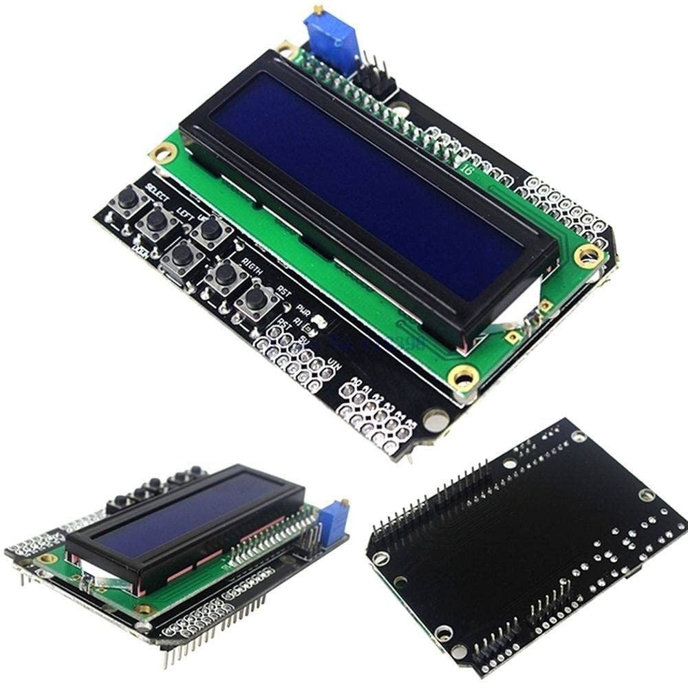 Amazon.com: 1pcs/lot LCD Keypad Shield of The LCD1602 Character LCD Input and Output Expansion ...