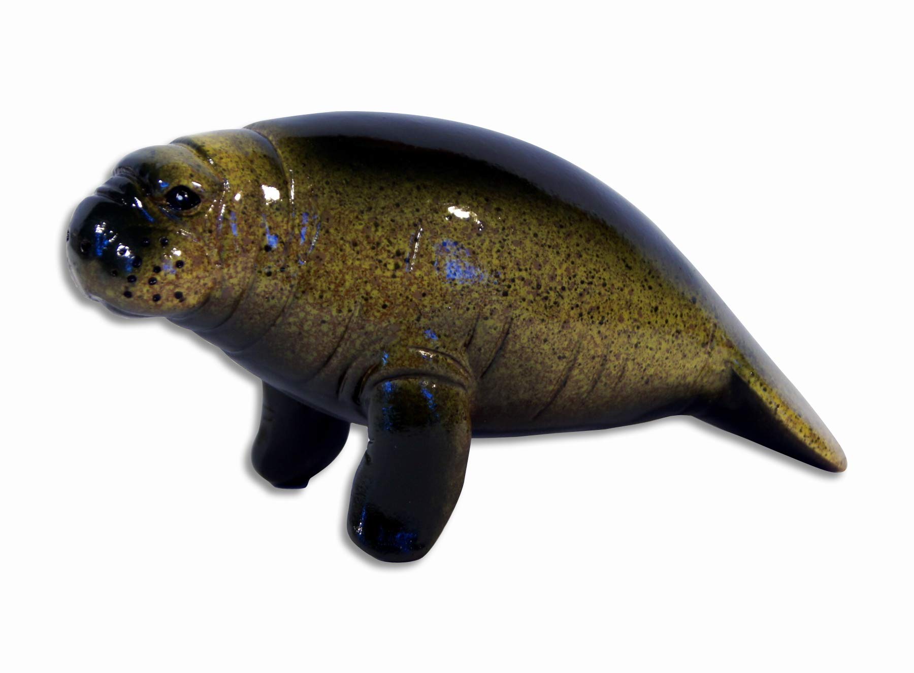 Amazon.com: YW Handpainted Pink Manatee Statue 4.25" Animal Figurine ...