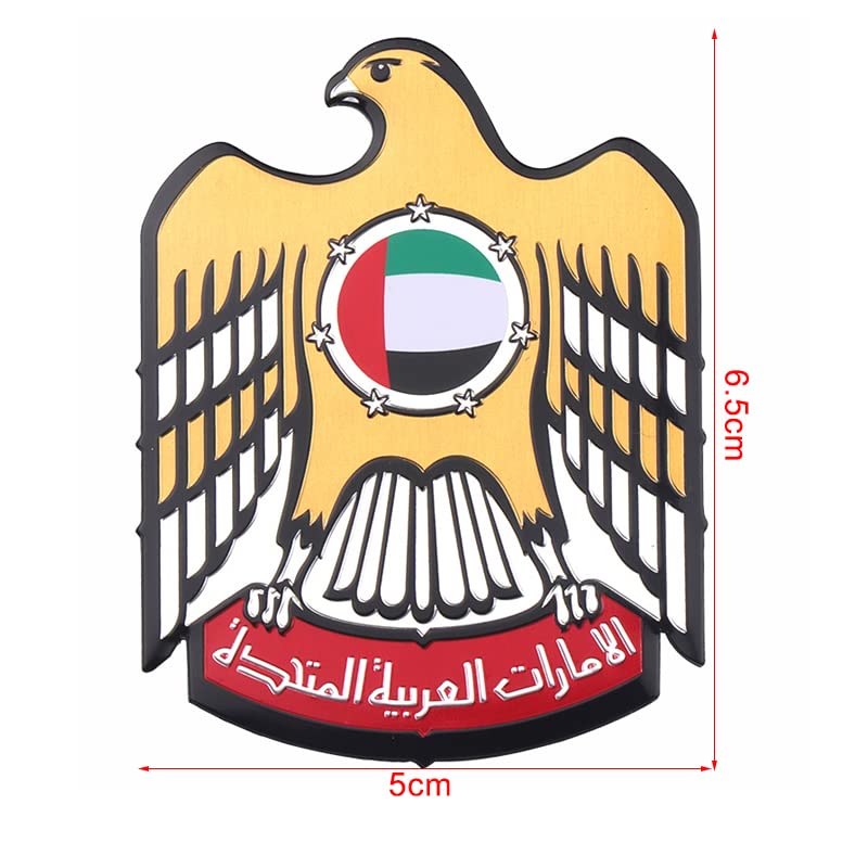 Uae Eagle Logo Wholesale Car Badge UAE New Design Metal Car Emblem