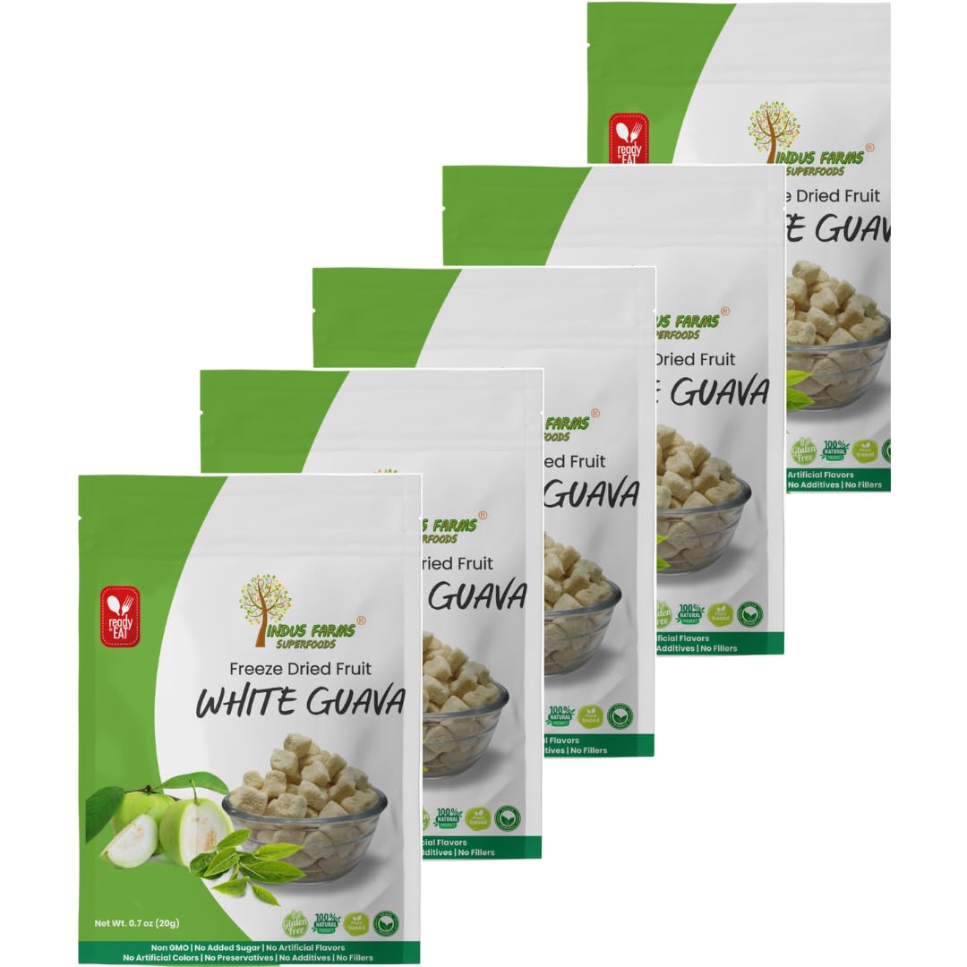 Amazon.com: 100% Pure Freeze Dried White Guava (Pack of 5) | Delicious ...
