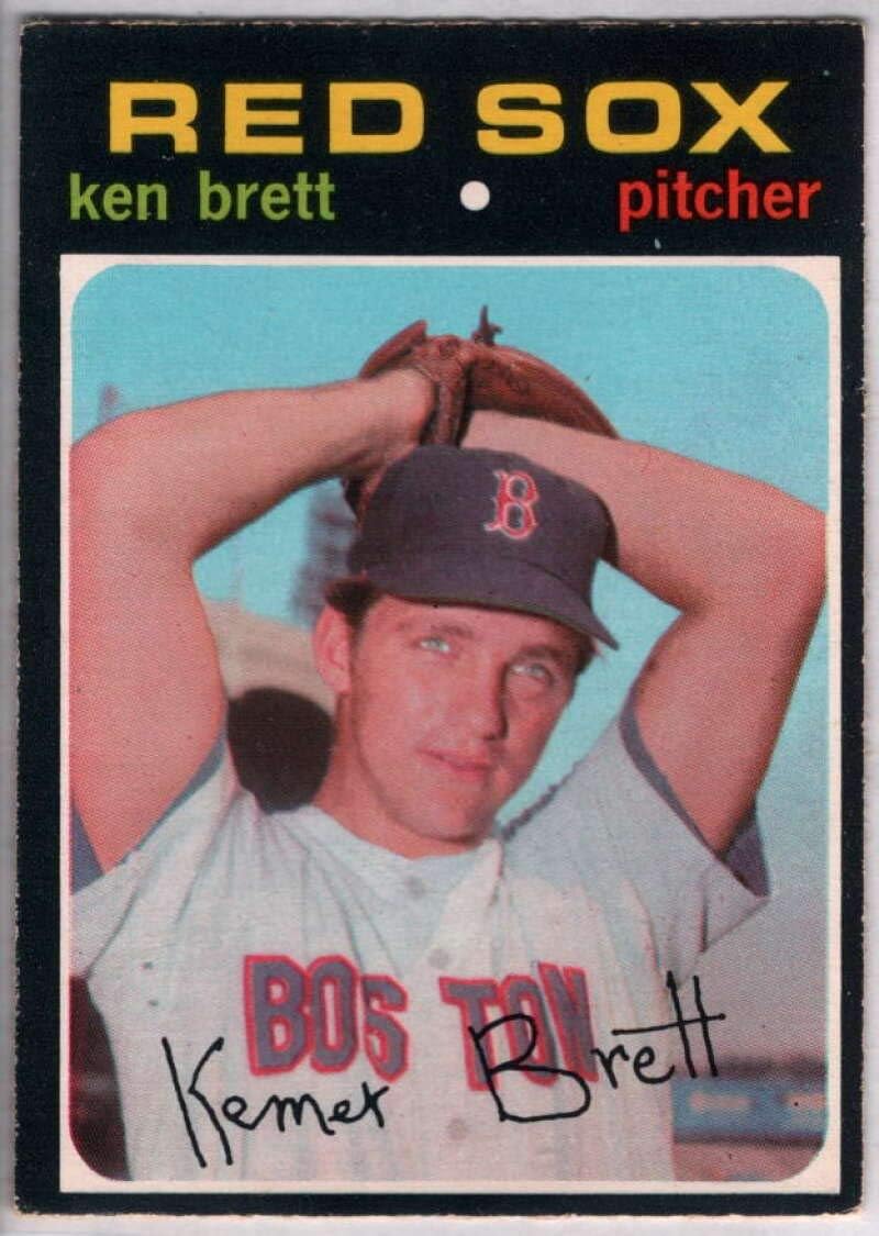 Amazon.com: Baseball MLB 1971 O-Pee-Chee #89 Ken Brett Red Sox ...