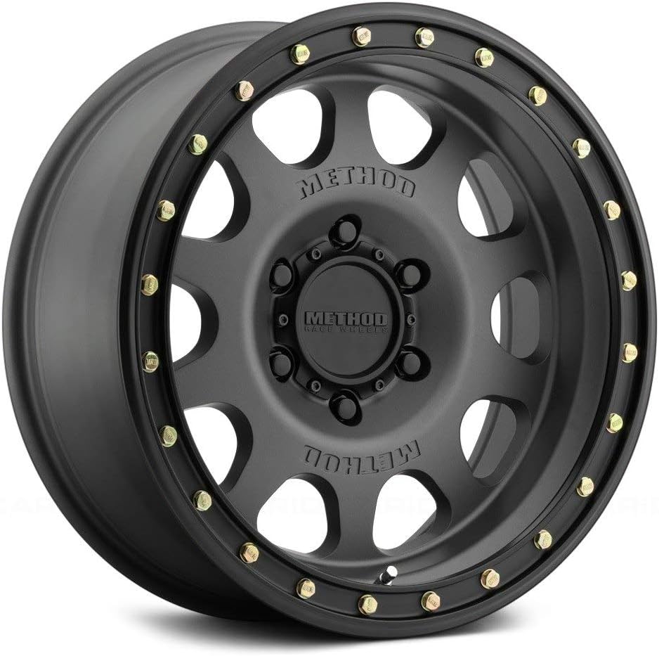 Amazon.com: Method Race Wheels Vex Titanium/Black Street Loc Wheel with ...