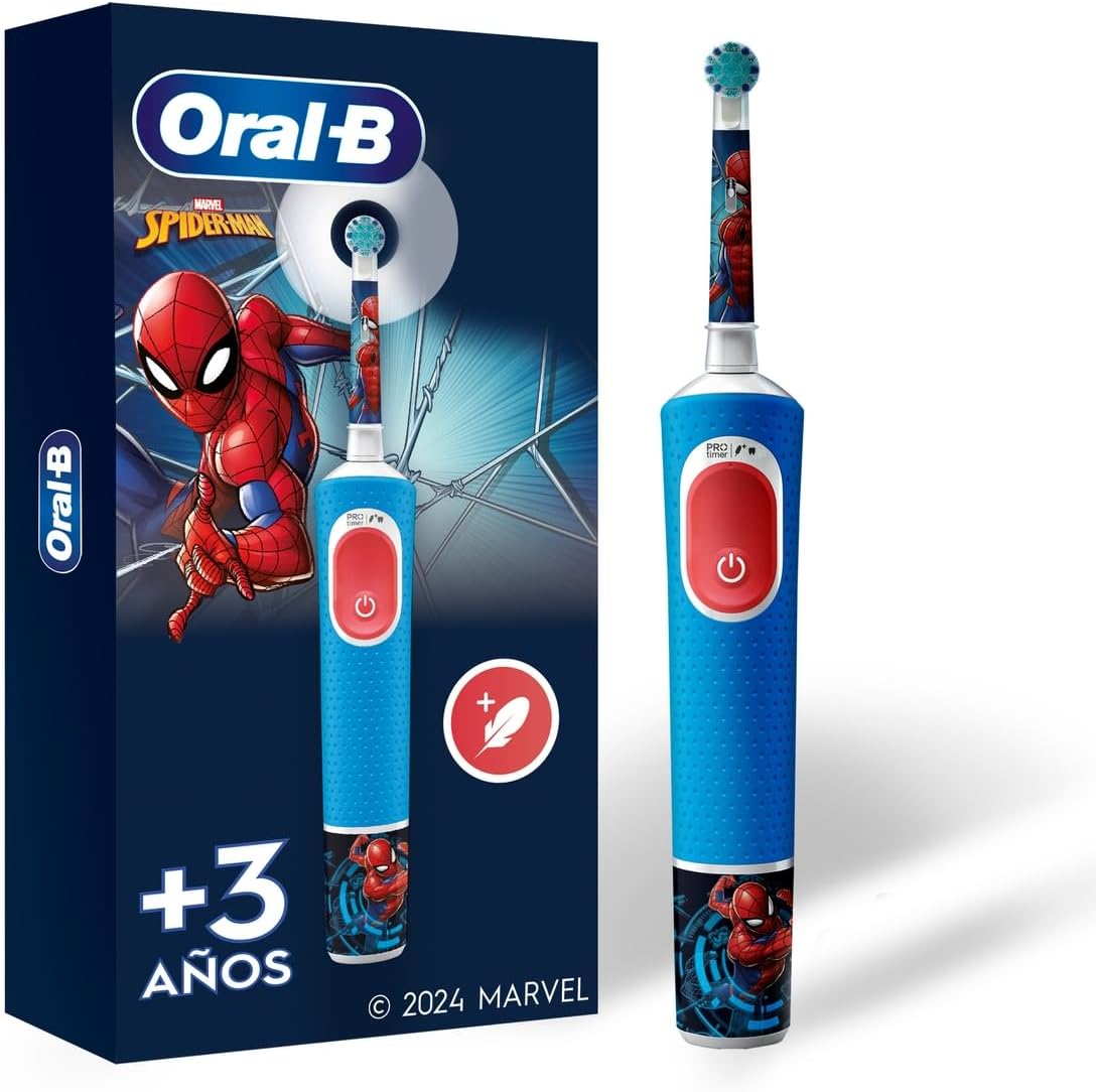 Oral B Children's Electric Toothbrush, Includes 1 Refill, Spiderman ...