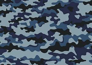 Amazon.com : BELECO 5x3ft Fabric Blue Camouflage Texture Backdrop ...
