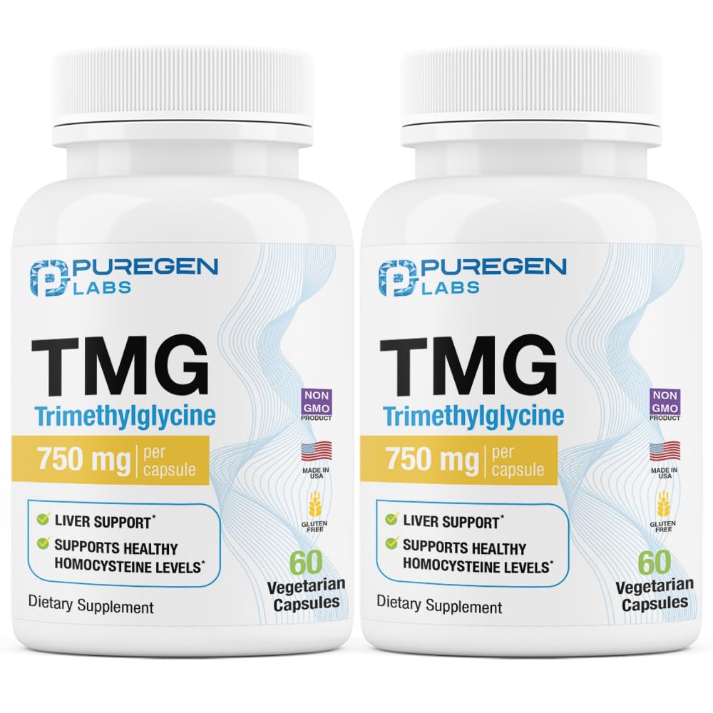 Amazon.com: Puregen Labs TMG 750 mg – Trimethylglycine Supplement ...