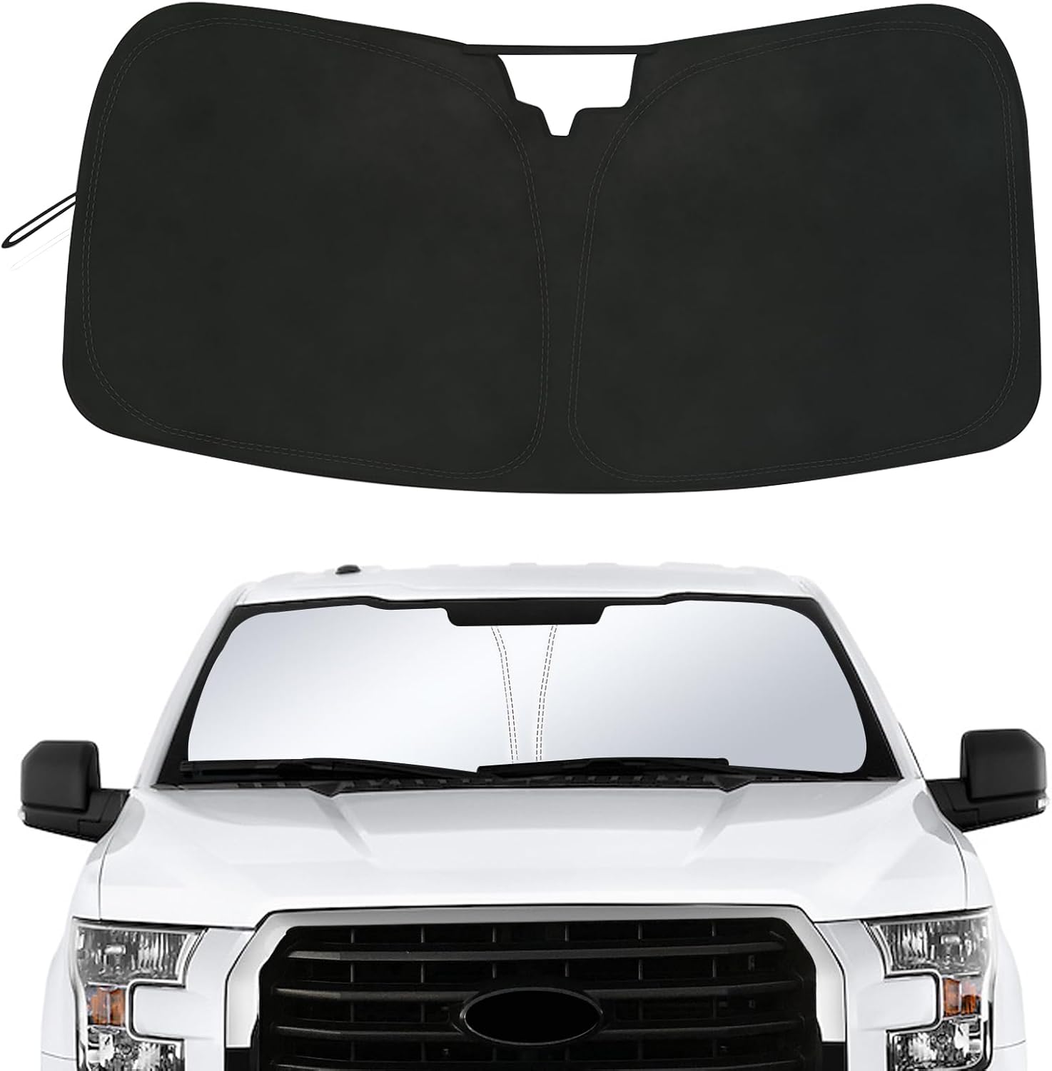 Amazon.com: Windshield Sun Shade Compatible with 2015-2020 Ford F150 ...