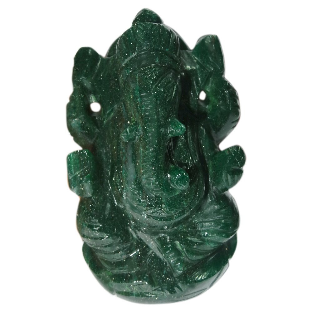 Buy SS Murti Natural Crystal Ganesha Idol Stone Ganesh ji Lord/God ...