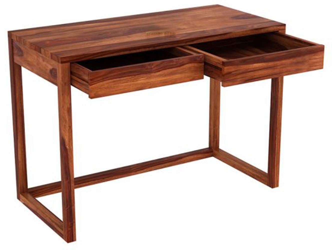 Craftatoz Sheesham Wood 2 Drawer Study Table for Home Office Desk ...