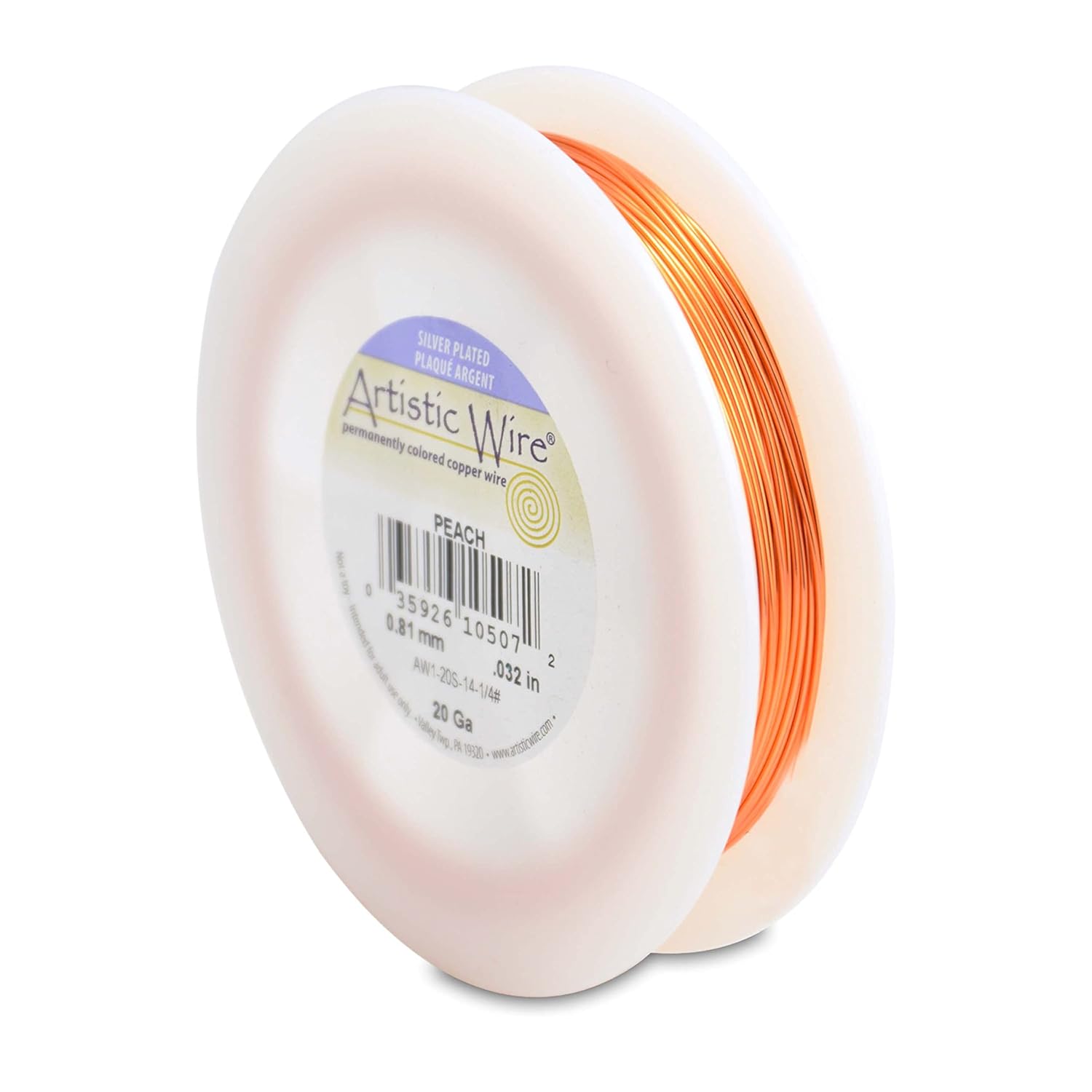 Amazon.com: Artistic Wire, 20 Gauge Silver Plated Tarnish Resistant ...