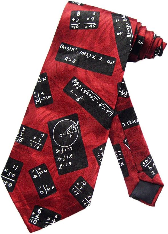 Amazon.com: Steven Harris Mathematics Ties Math Teacher Equations ...