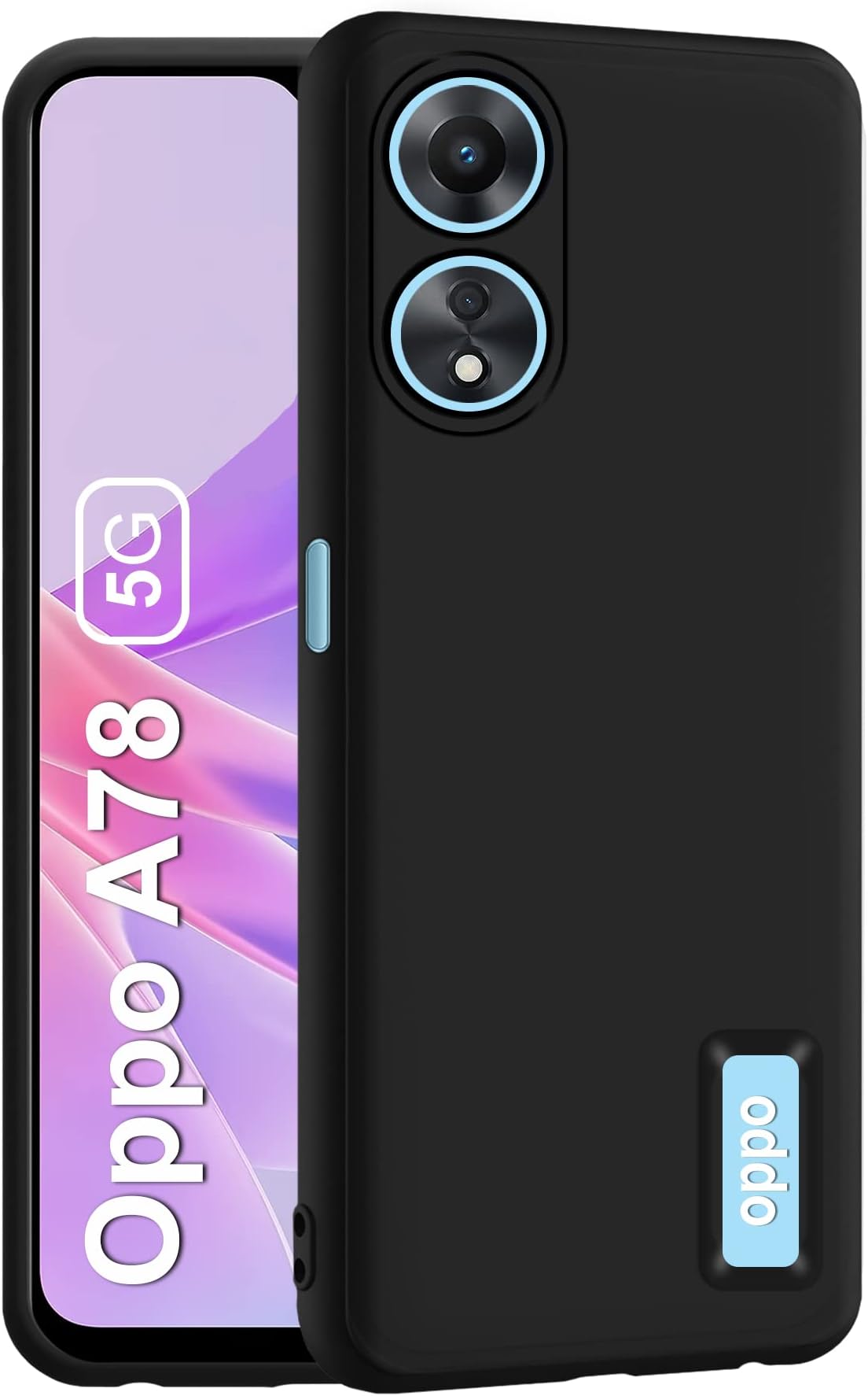 CEDO Oppo A78 (5G) Back Cover | Camera Bump Protection & Inner Velvet ...