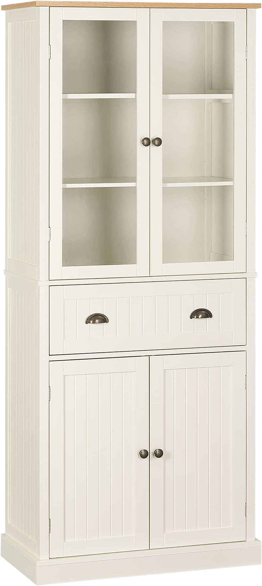 HOMCOM Mobile Dispensa a 5 Livelli con Cassetto Centrale, Dispensa per ...