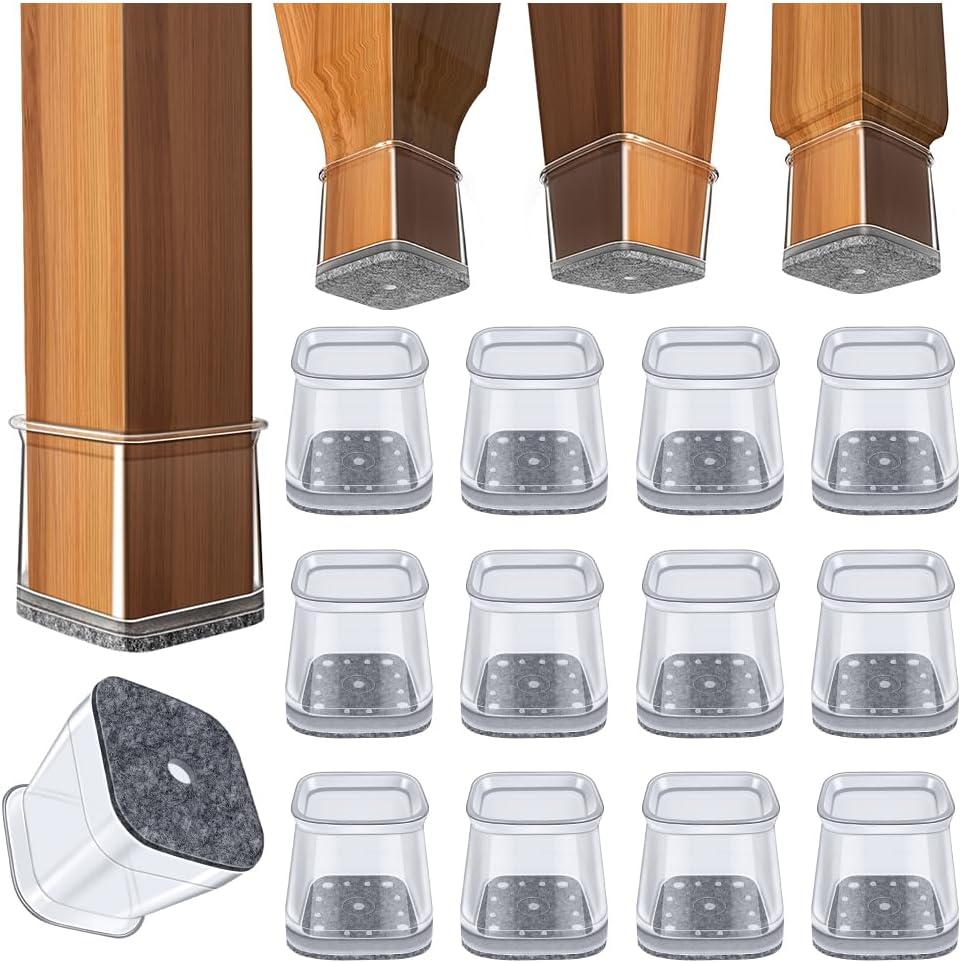 32Pcs Small Silicone Chair Leg Floor Protectors, Chair Leg Protectors ...