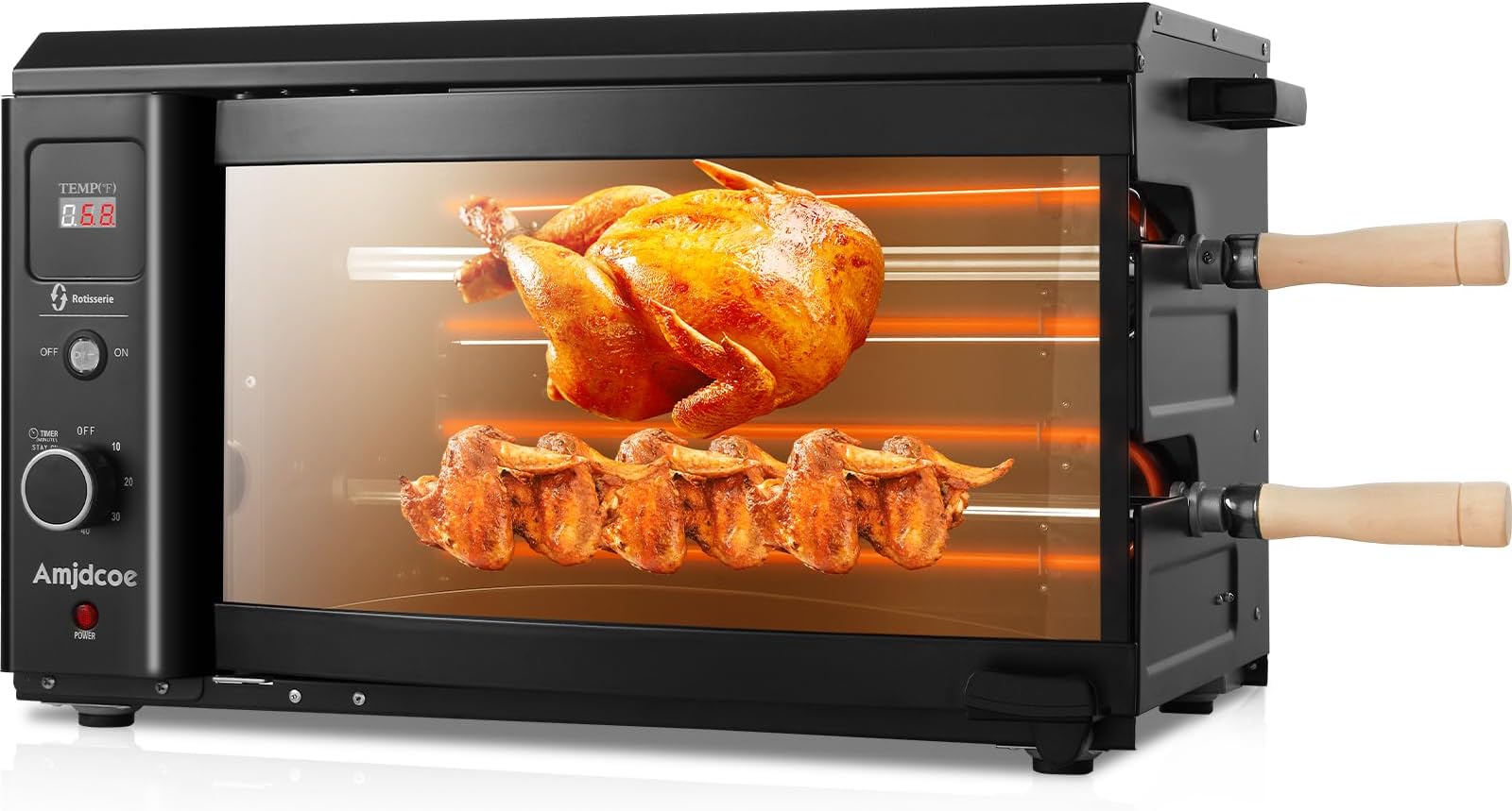 Amazon.com: NutriChef Multi-Function Rotisserie Countertop Oven | 24 ...