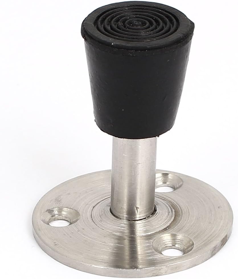 Amazon.com: uxcell Cylinder Shape Round Base Floor Mounted Door Stop ...
