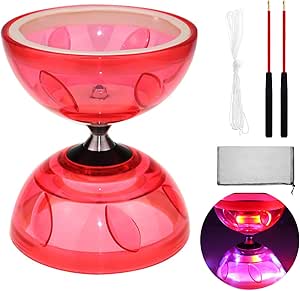 Amazon.com: HenMerry Mini Diabolo Chinese Yoyo Set - Triple Bearing ...