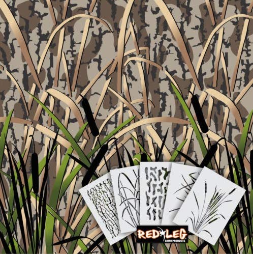 Amazon.com: Redleg Camo Stencil kit (Standard, DG5) : Arts, Crafts & Sewing