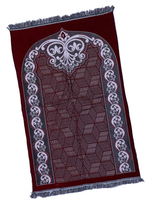 Buy ADIRNY Cotton Prayer Mat 44x28 inch Musalla Janamaz for Namaz ...