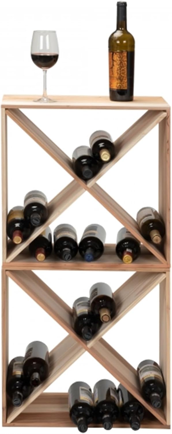 Amazon.com: JTDISHINY 24-Bottle Wine Rack-2 Pack : Home & Kitchen