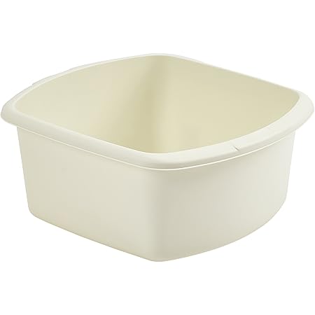 Addis 518084 Small Rectangular Washing Up Bowl, White, 8 ltr : Amazon ...