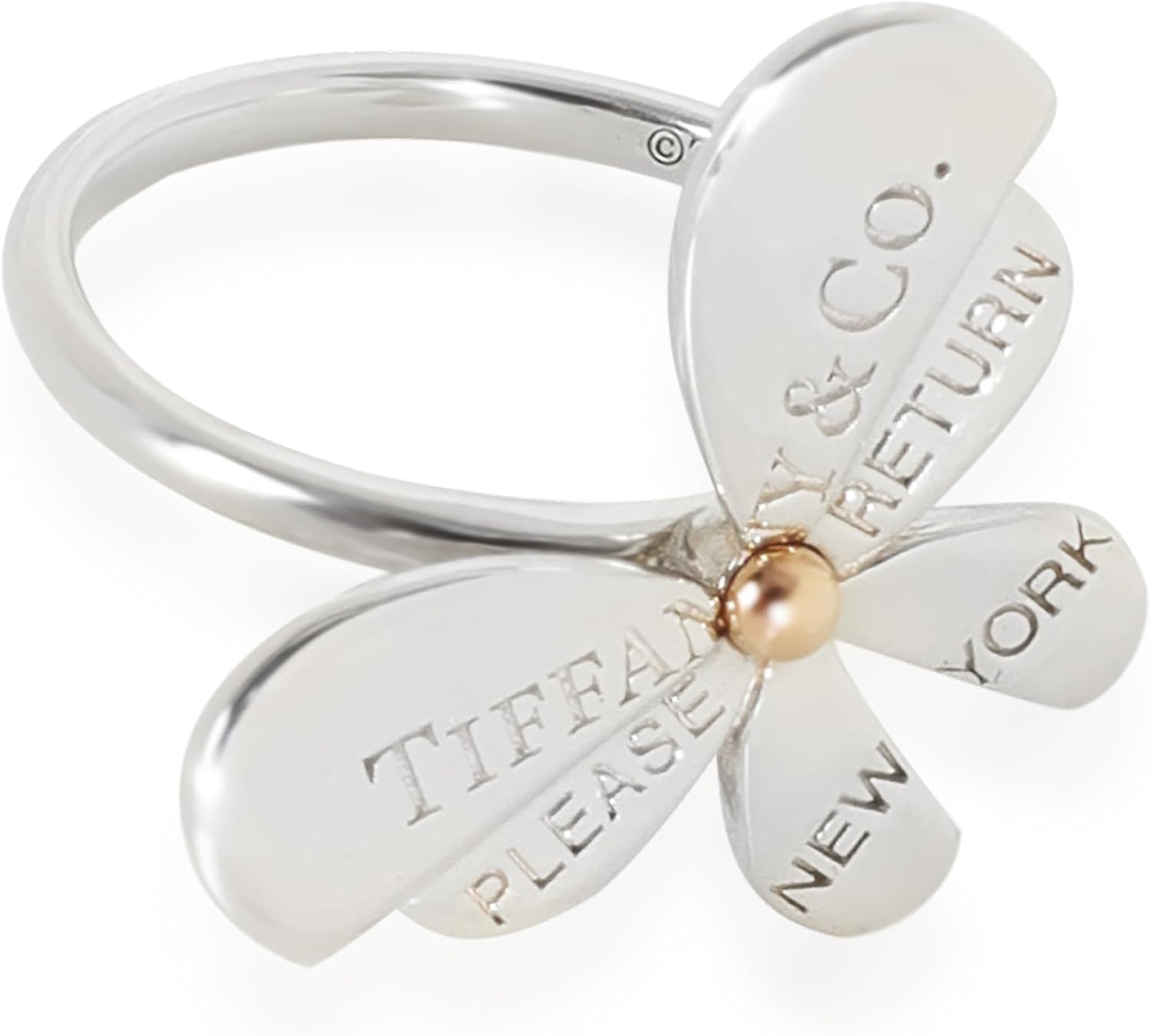 Amazon.com: Tiffany & Co., Pre-Loved Return To Tiffany Love Bug Ring ...