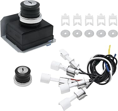Anxingo 1836-13 7628 7629 Igniter Kit Replacement for Weber Genesis 300 ...