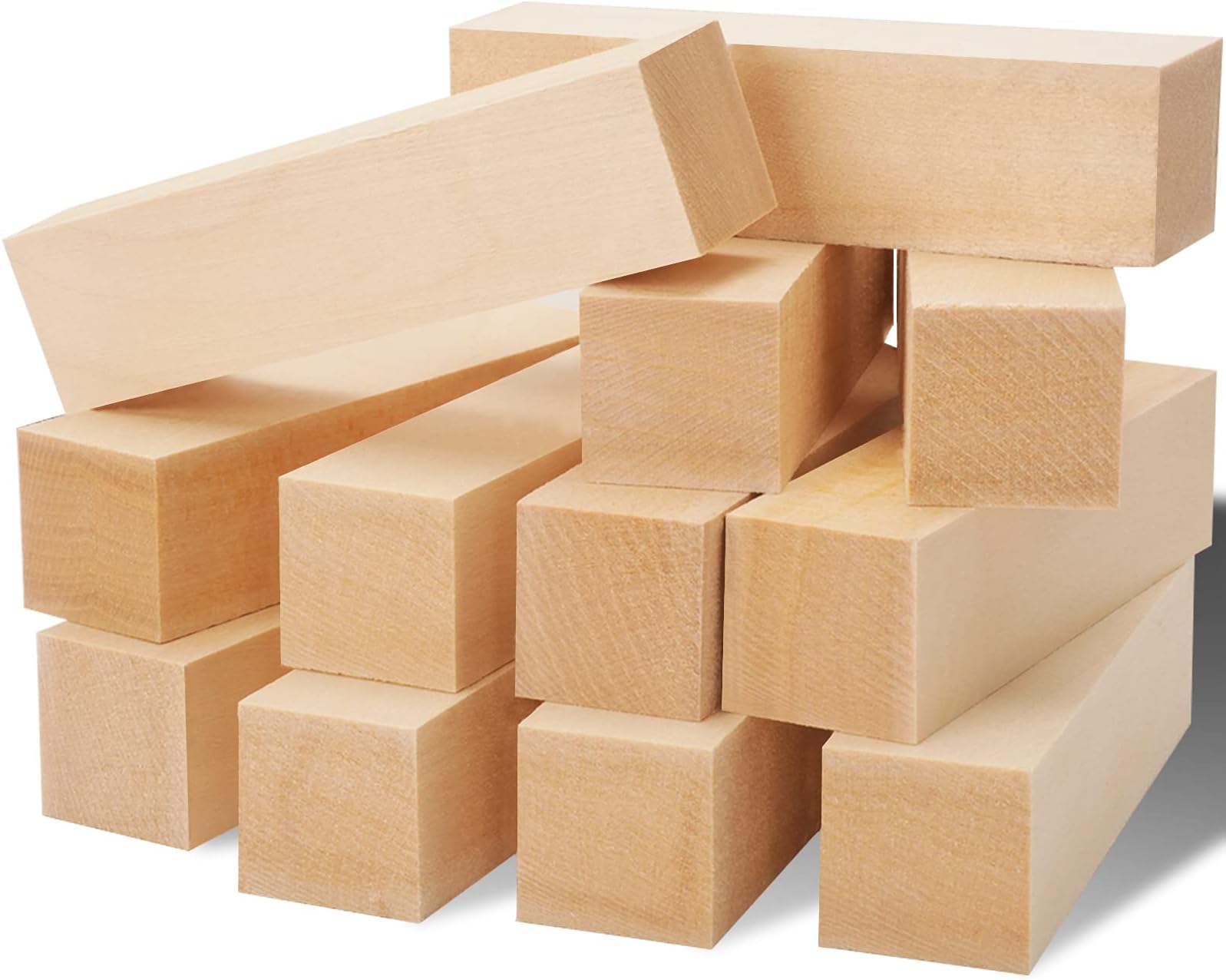 Amazon.com: Solid Hard Wood Blocks- 5 1/4 Inches Long by 2 Inches Wide ...
