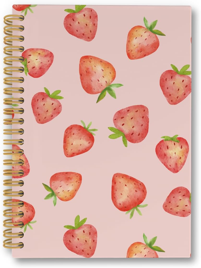 Amazon.com : laveliabel Strawberry Notebook - Strawberry Journal ...