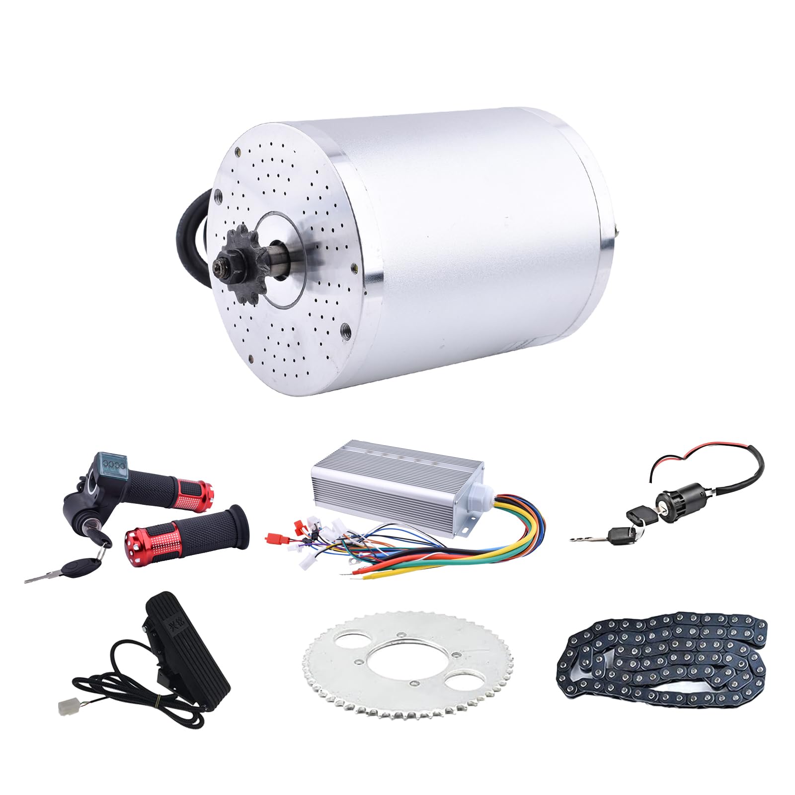 Buy 60V 2000W Scooter Electric Brushless Motor Kit with ATV Brushless ...