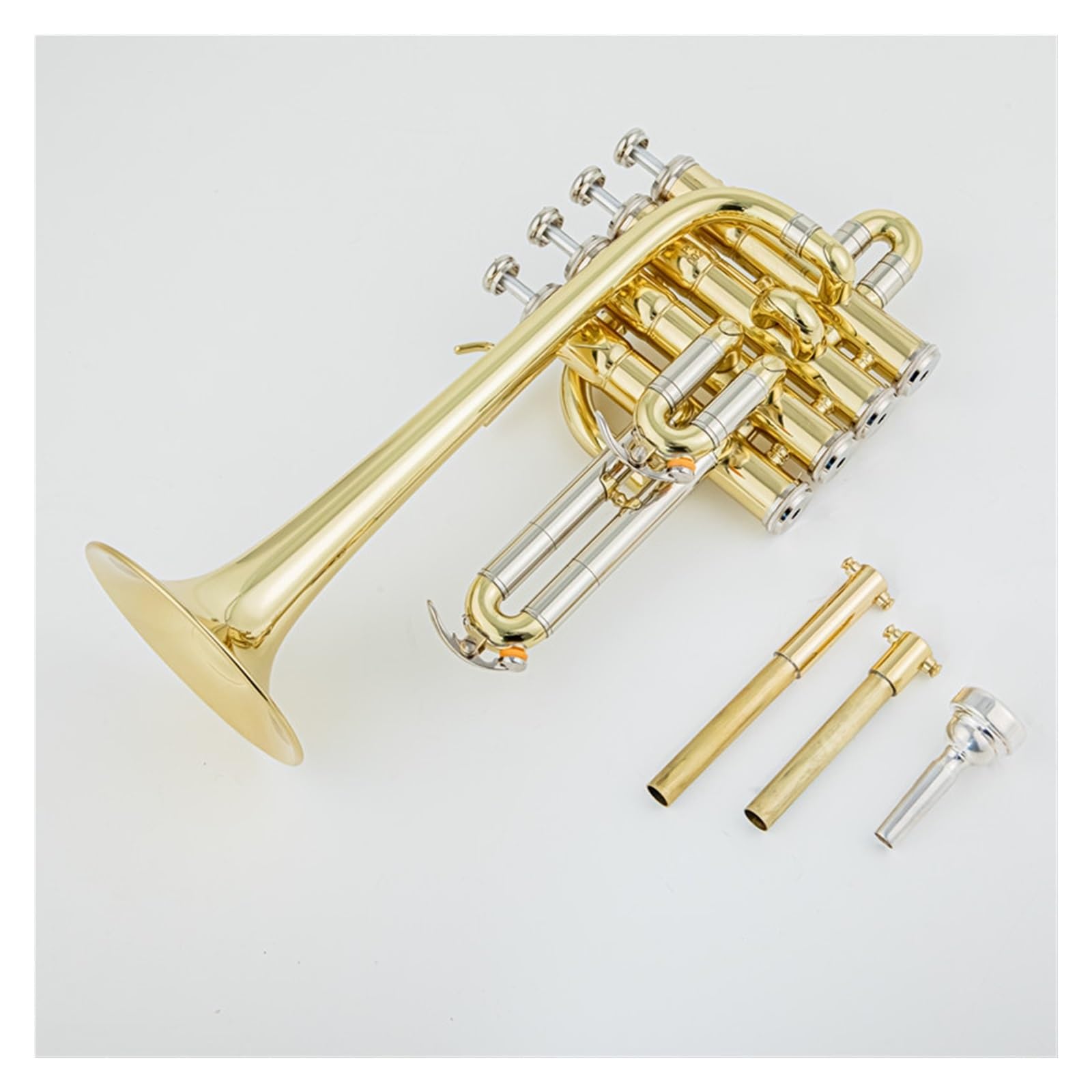 Silver And Gold Trumpet