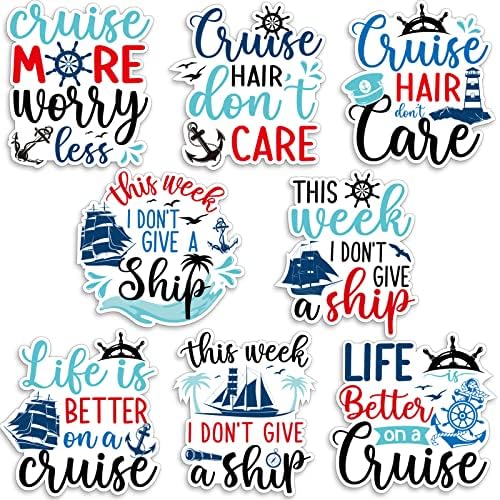 Amazon.com: Xuhal 10 Pcs Cruise Door Magnets Decorations Funny Boat ...