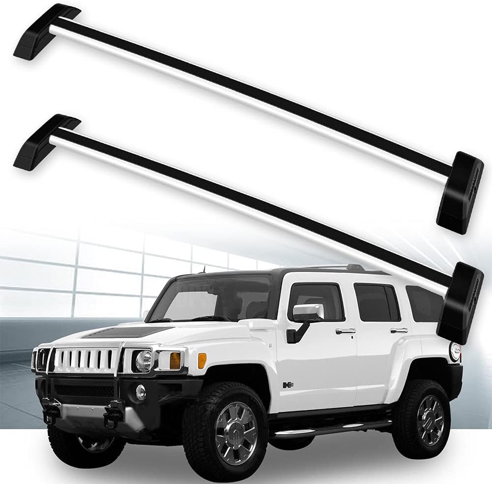 Amazon.com: OCPTY Roof Rack Cross Bar Cargo Carrier Fit For Hummer H3 ...