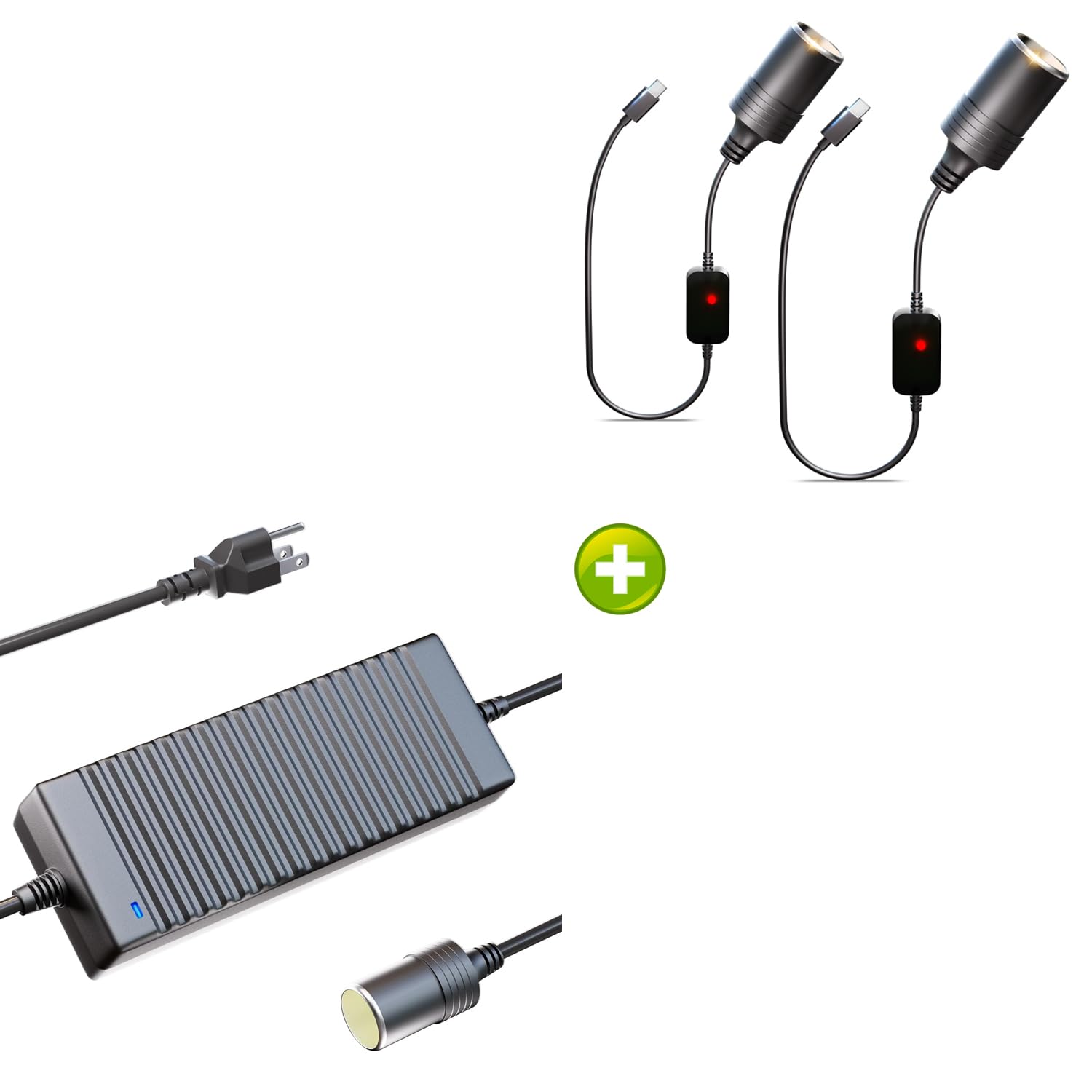 Amazon.com: Moqidong USB C to 12V Adapter, AC to DC Converter 110V to ...