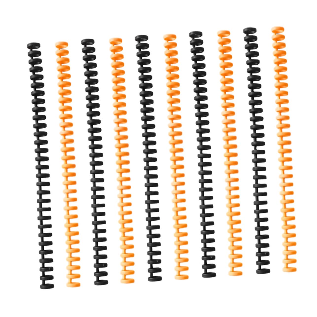 Amazon | SEWACC 10個 30穴リング バインディングリングワイヤー らせん綴じ バインダーリング Diyバインダーコイル ノートブックスパイラルバインディングコイル 分割 ...