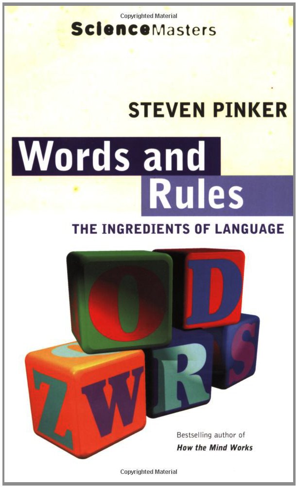 Words and Rules : The Ingredients of Language: Pinker, Steven: Amazon ...