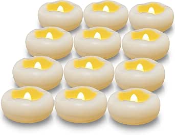 Amazon.com: Floating Candles, Water-Activated 2.3" Flameless LED Candle ...