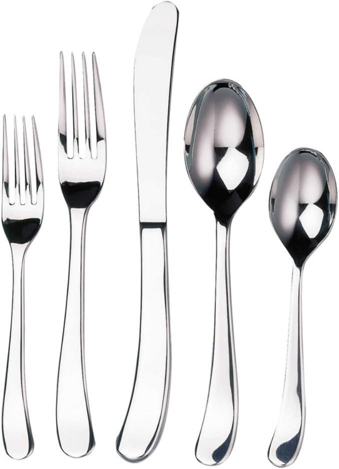 Amazon.com | Ginkgo Sea Drift 45-Piece Flatware Set, Service for 8 ...
