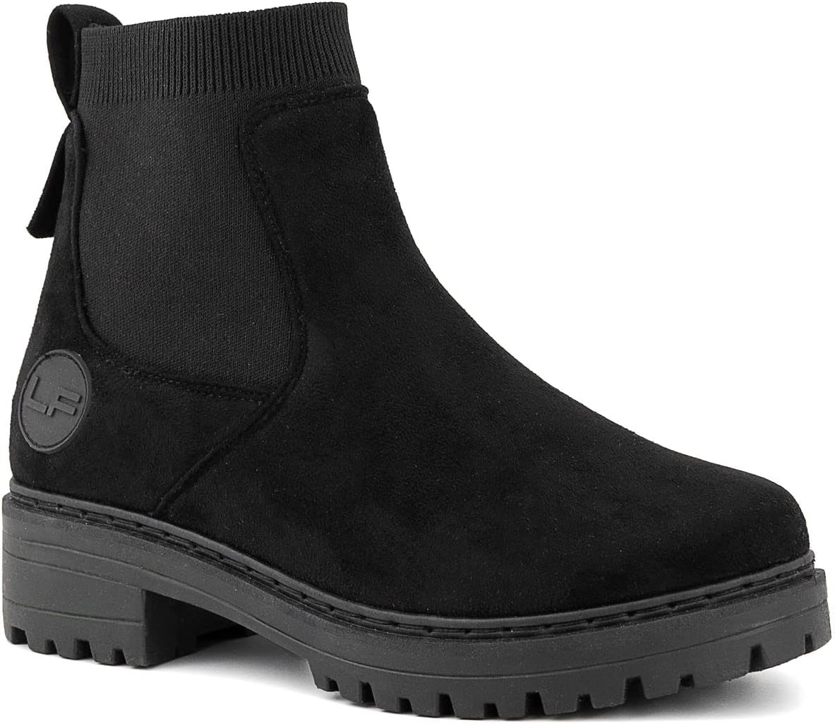 Amazon.com | LONDON FOG Womens Paneli Ankle Bootie with Stretch Upper ...