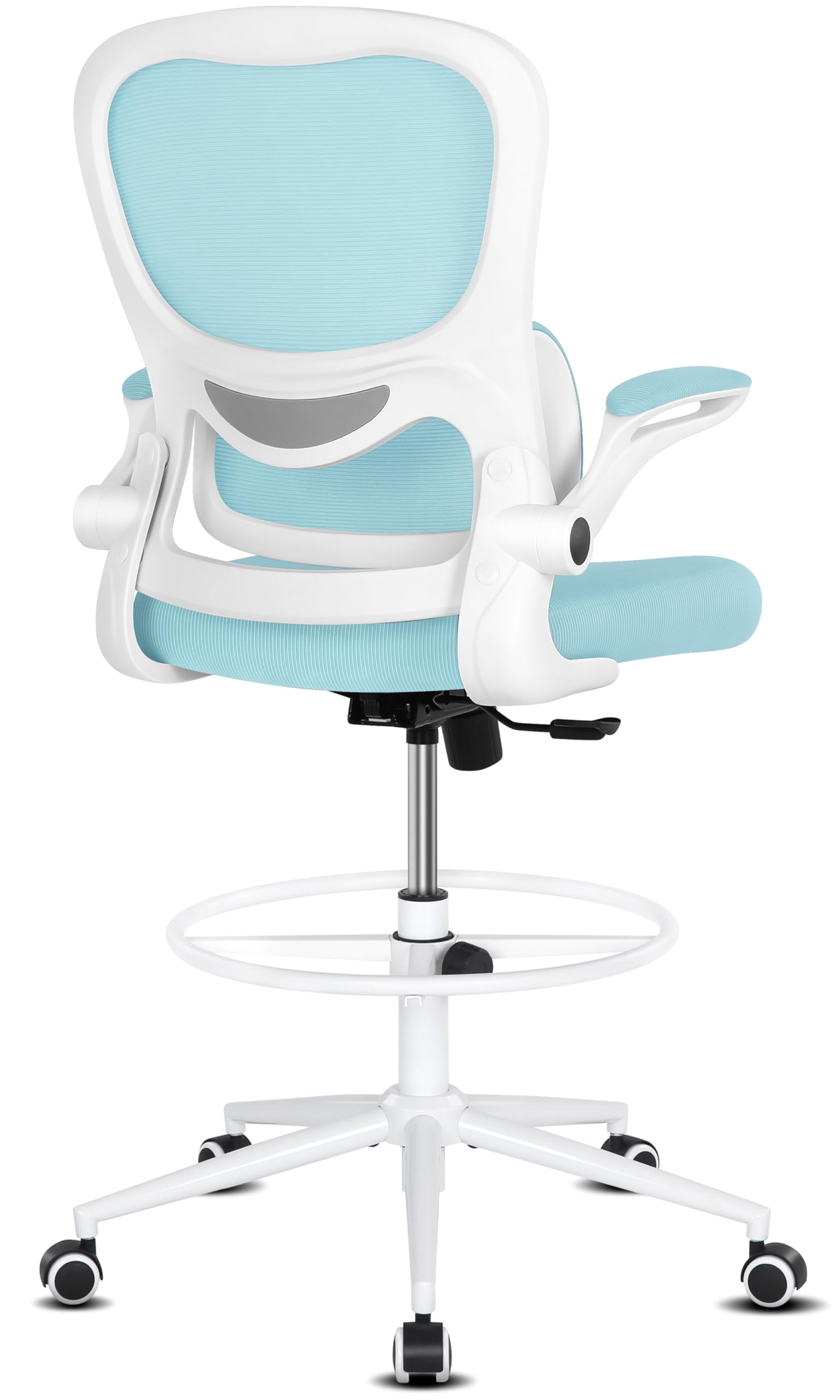 Snapklik.com : Misolant Drafting Chair, Tall Office Chair For Standing ...