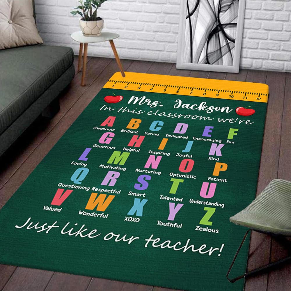 Amazon.com: ABC Rug, Alphabet Rug, Alphabet Rugs for Students Playroom ...