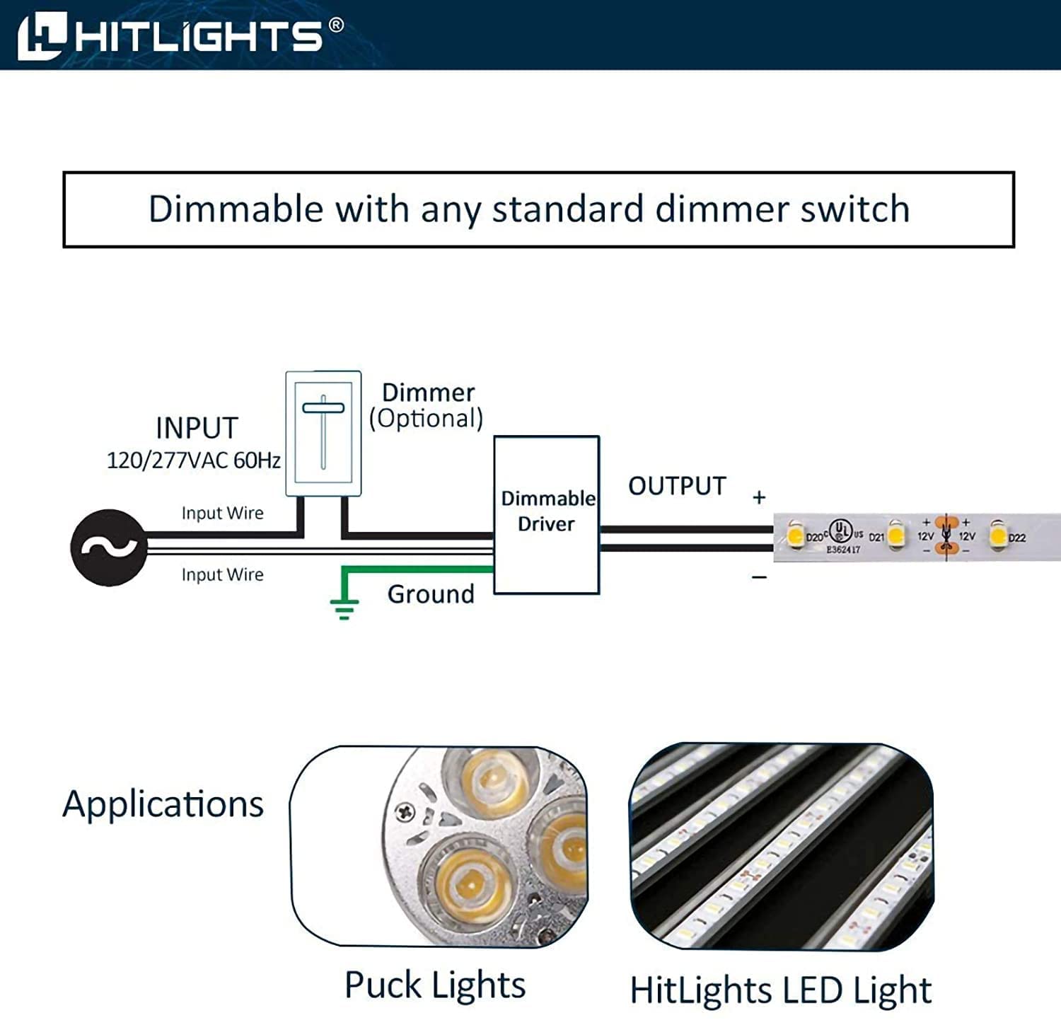 Snapklik.com : HitLights 300 Watt Dimmable Driver, Magnetic LED Driver ...