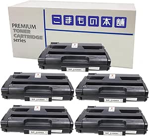 Amazon.co.jp: こまもの本舗 リコー 用 SP トナーカートリッジ 2100H リサイクルトナー ブラック ISO認証工場製造 【対応機種】 SP 2100L SP 2200L ...
