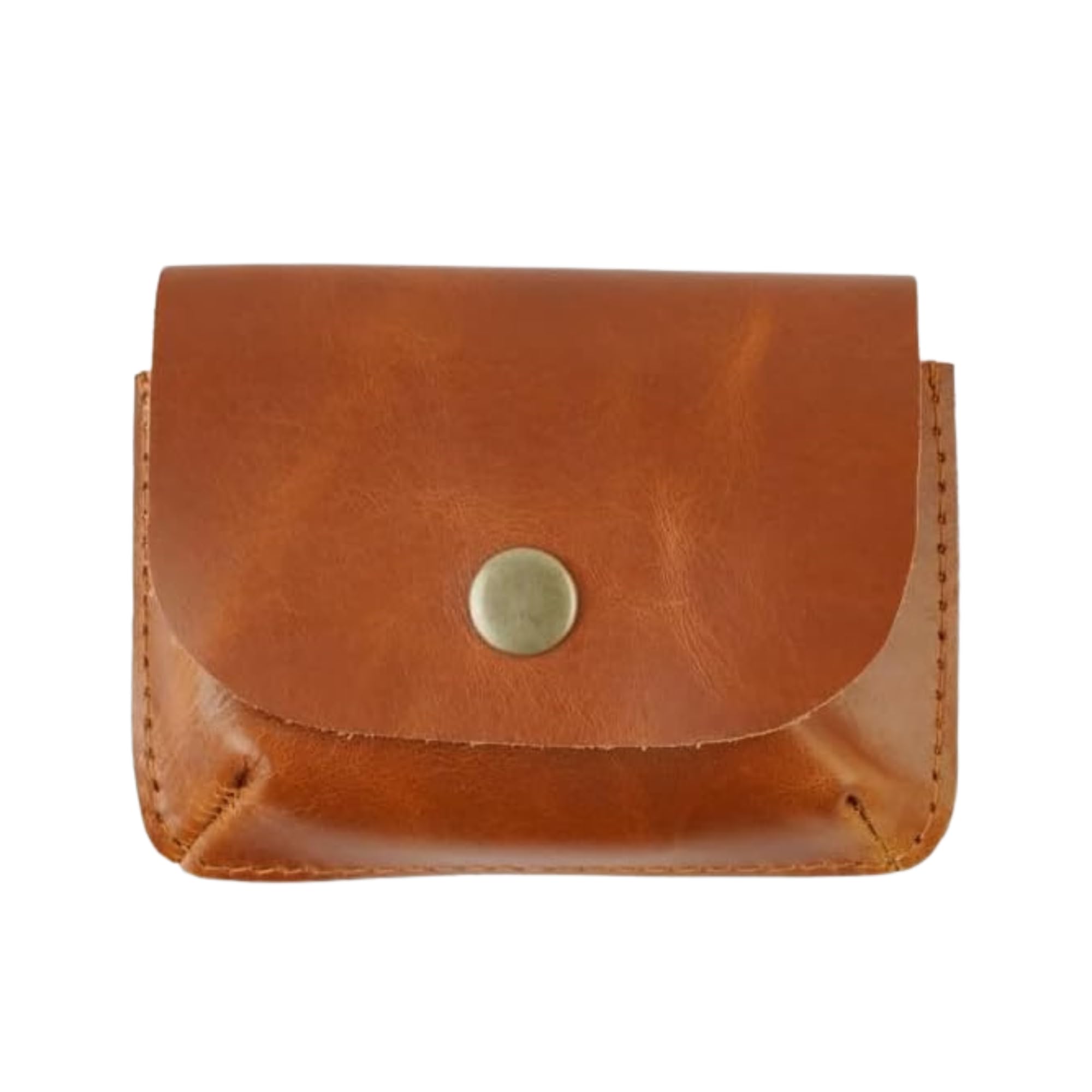 Amazon.com: CestAntiQ, Genuine Leather Coin Pouch, Moon Pocket Squeeze ...