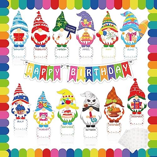 Amazon.com: Mr. Pen- Happy Birthday Bulletin Board Set, 20 pcs ...