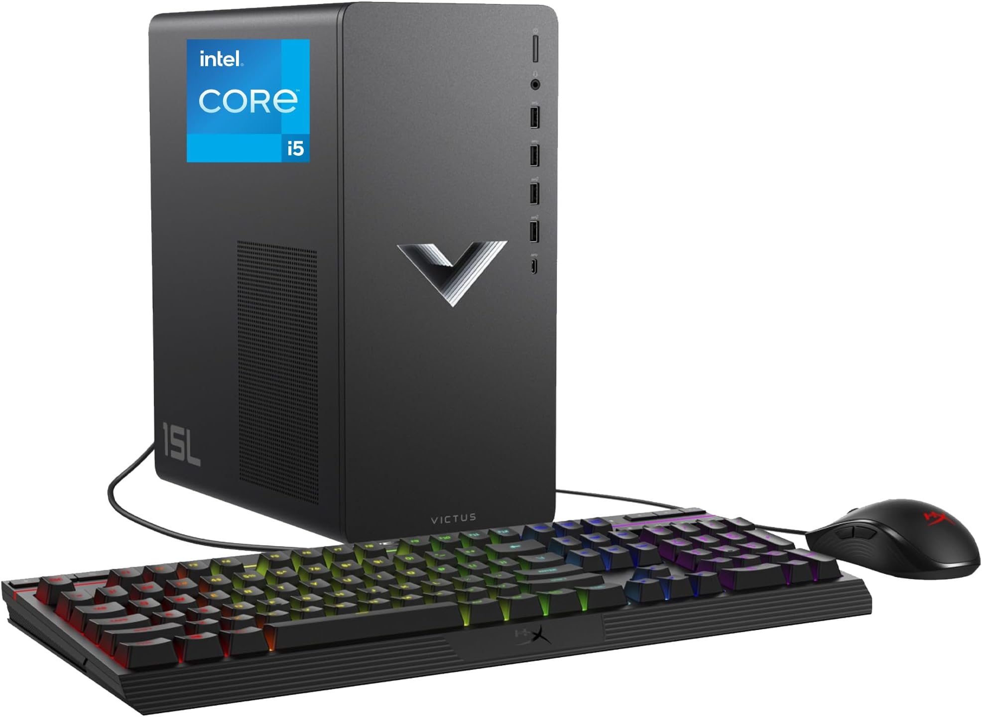 Amazon.com: HP Victus 15L Gaming Desktop Bundle, 13th Generation Intel ...