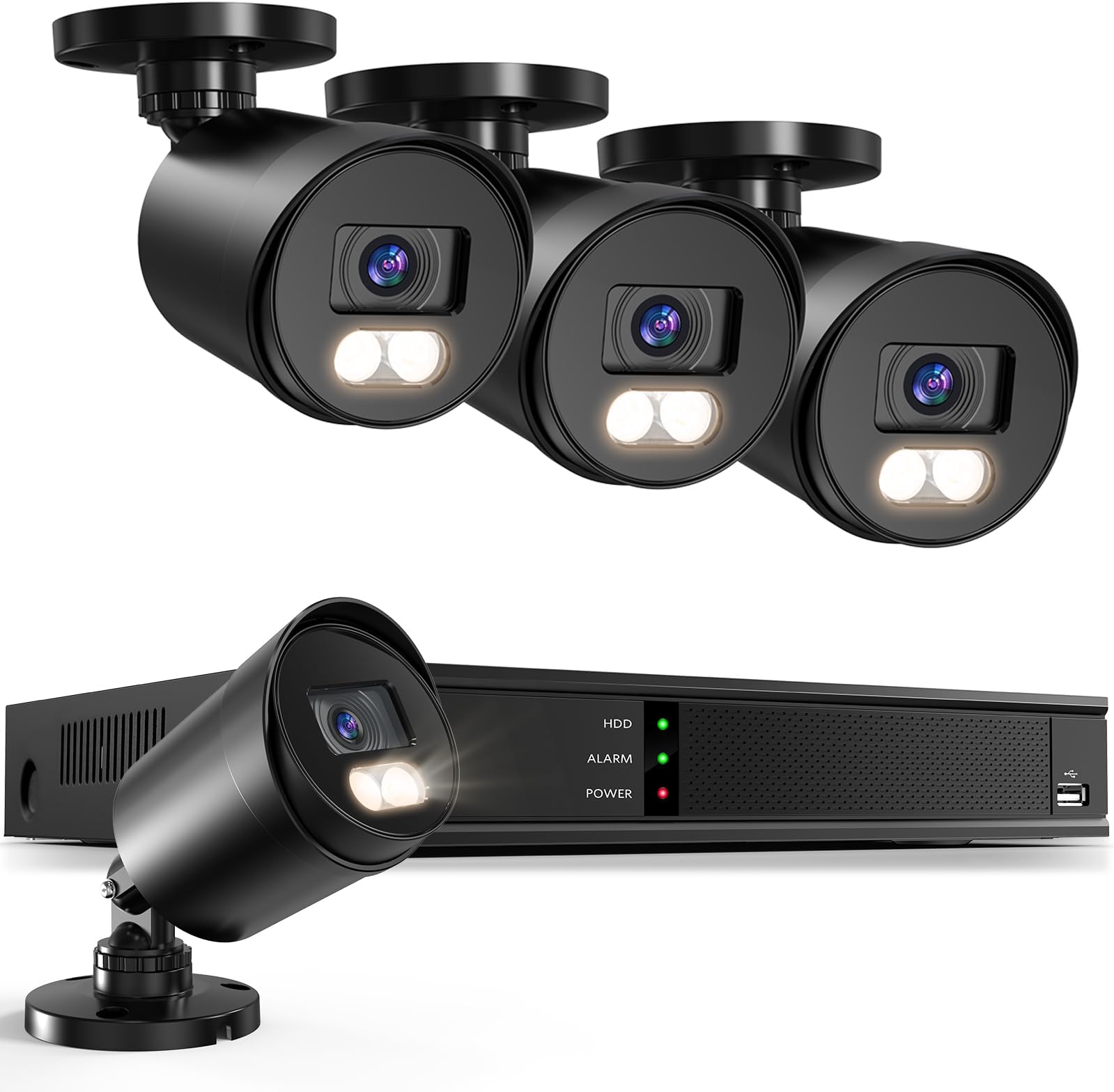 Amazon.com : (Full HD 5MP Definition) Wired Security Camera System ...