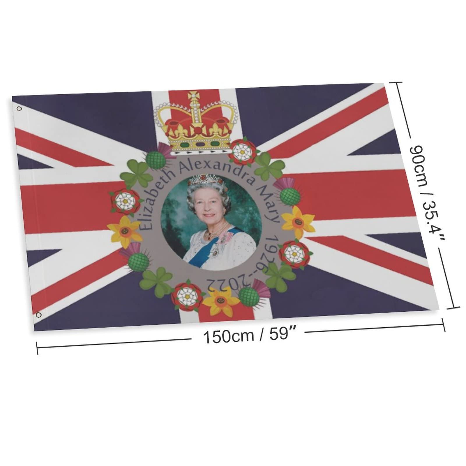Her Majesty’s Flag — Flag In Honour Of The Queen — Queen Elizabeth Flag ...