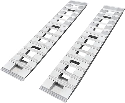 Amazon.com: Aluminum Ramps Truck Car Auto Trailer Ramps 80" x 15" 6000 ...